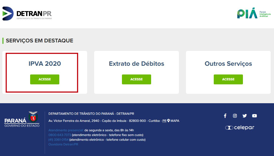 Como pagar o IPVA 2020 pela internet - Positivo do seu jeito