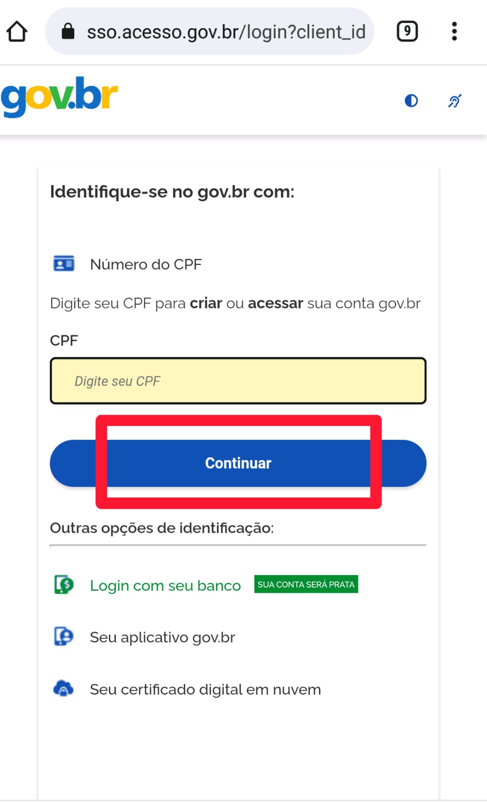 Site Gov.br: como criar uma conta - Positivo do seu jeito