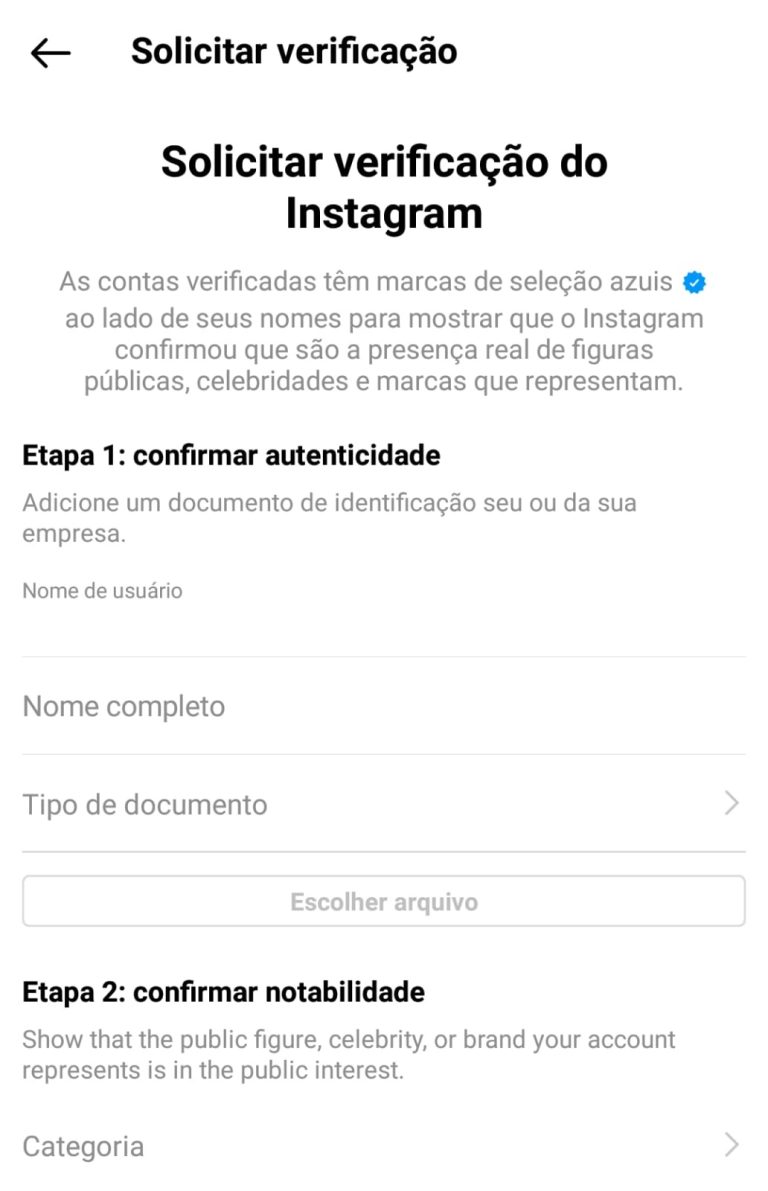 Instagram: quais são os requisitos para ter uma conta verificada e como ...