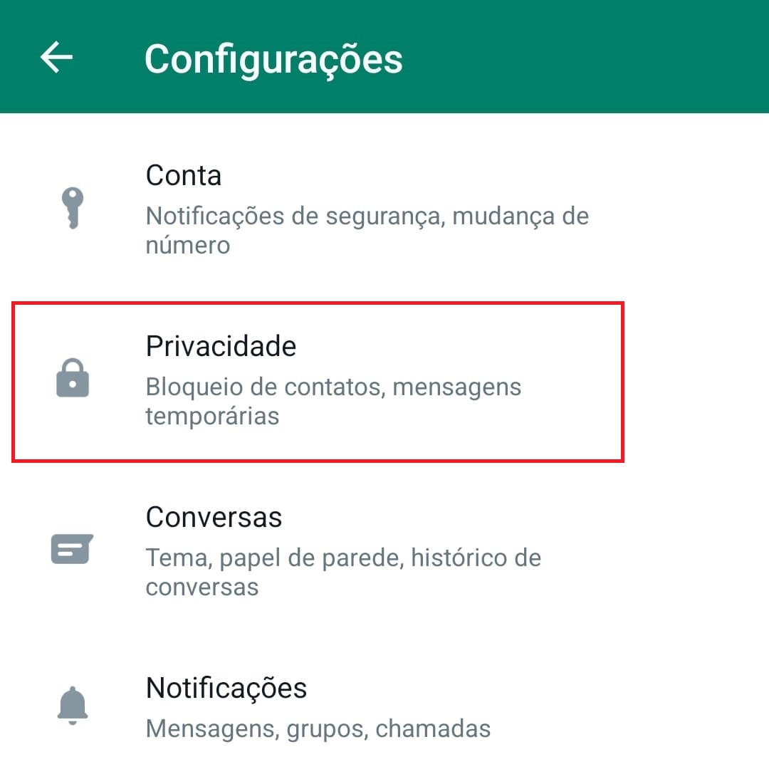 Como colocar senha no WhatsApp no Android - Positivo do seu jeito