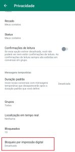 Como colocar senha no WhatsApp no Android - Positivo do seu jeito