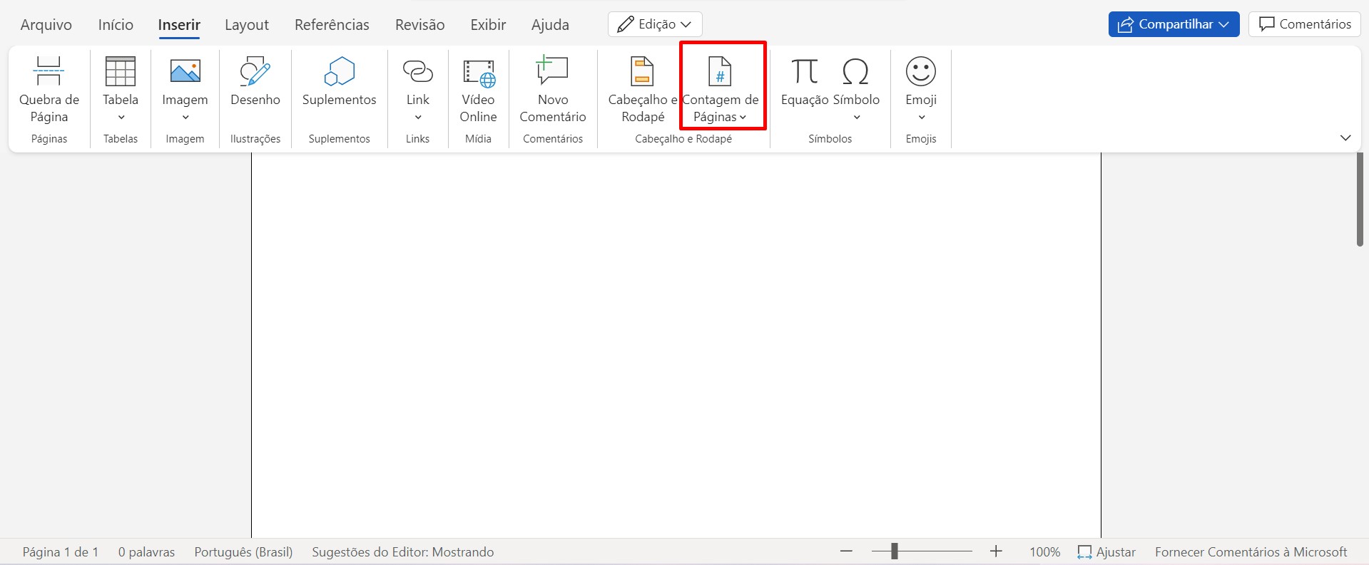 Como numerar páginas no Word - Positivo do seu jeito