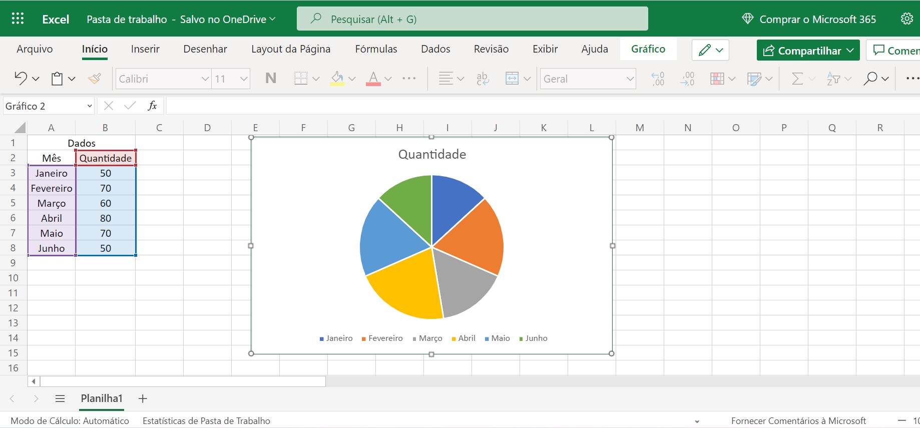 Como fazer gráfico no Excel - Positivo do seu jeito
