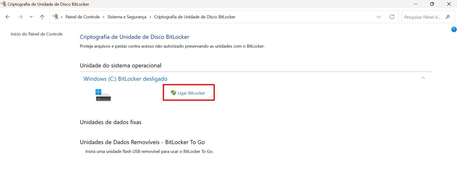 O que é o BitLocker do Windows? - Positivo do seu jeito