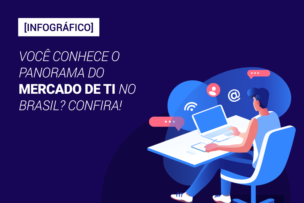 [Infográfico] Mercado de TI no Brasil: confira o panorama!